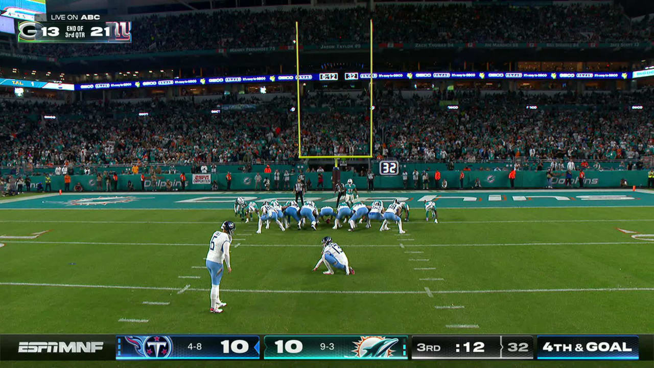 Tennessee Titans kicker Nick Folk's second FG of night gives Titans ...