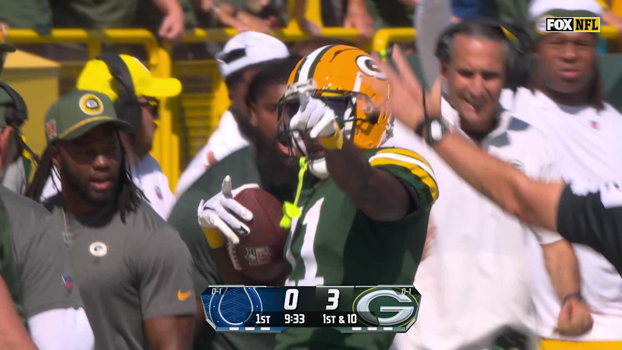 Green Bay Packers wide receiver Jayden Reed's speed burst is 100 on 22 ...