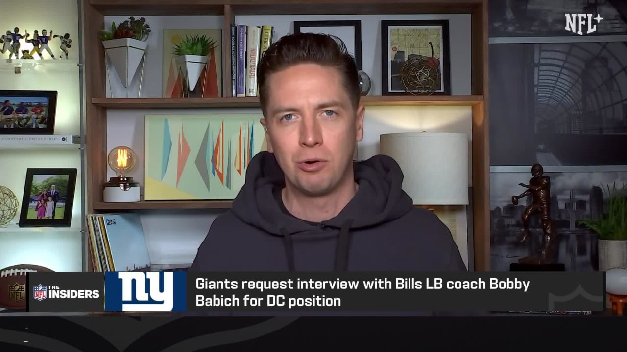 NFL Network insider Tom Pelissero: New York Giants interviewing Buffalo Bills linebackers coach ...