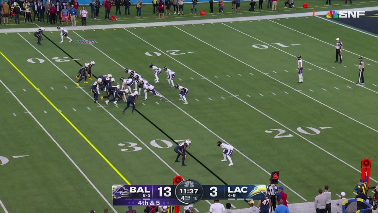 Los Angeles Chargers wide receiver Derius Davis races all the way ...