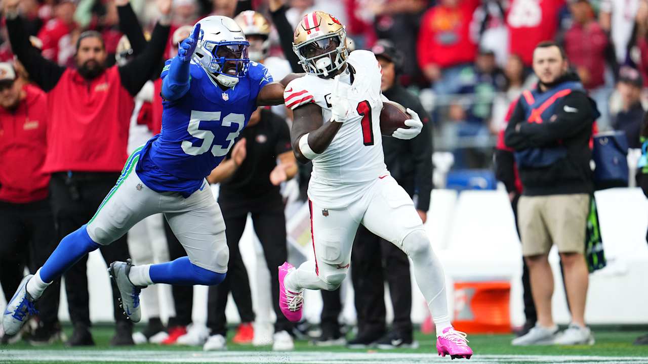 Niners' Deebo Samuel becomes first WR in 20-20 touchdown club