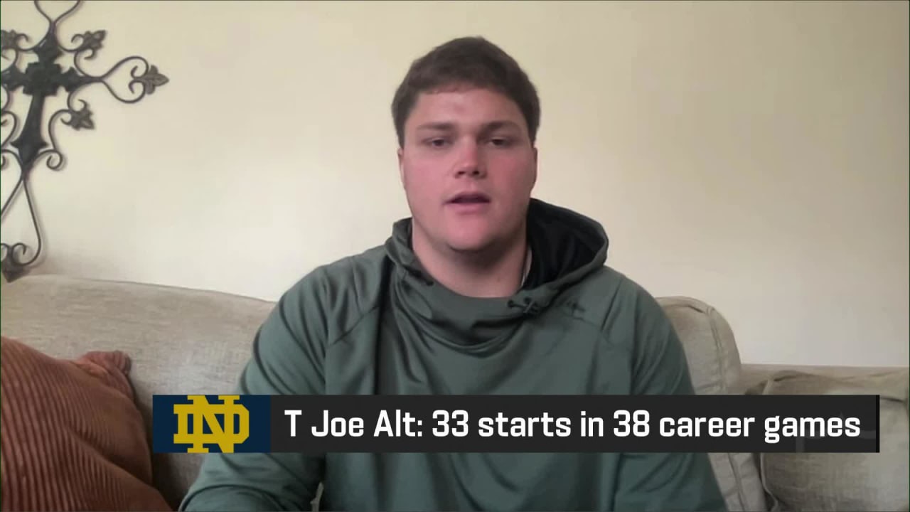 Notre Dame offensive tackle prospect Joe Alt joins 'NFL Total Access ...