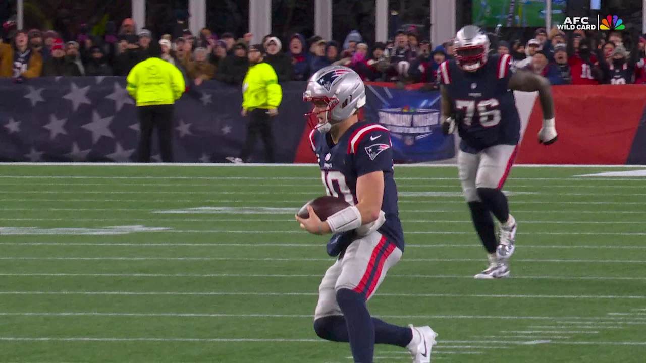 New England Patriots quarterback Drake Maye finds a gap to kickstart 37 ...