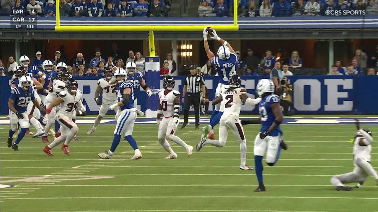 Indianapolis Colts wide receiver Alec Pierce absorbs considerable ...