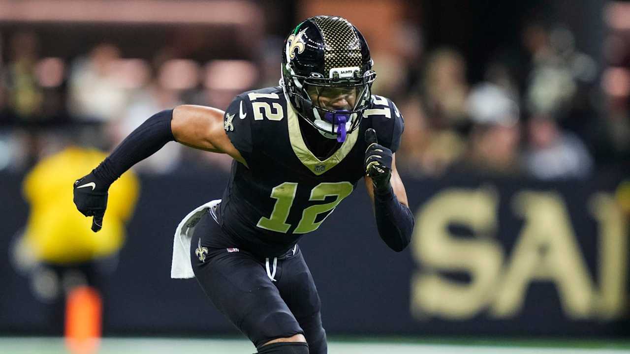 Saints WR Chris Olave to miss finale after blood clot was detected in ...