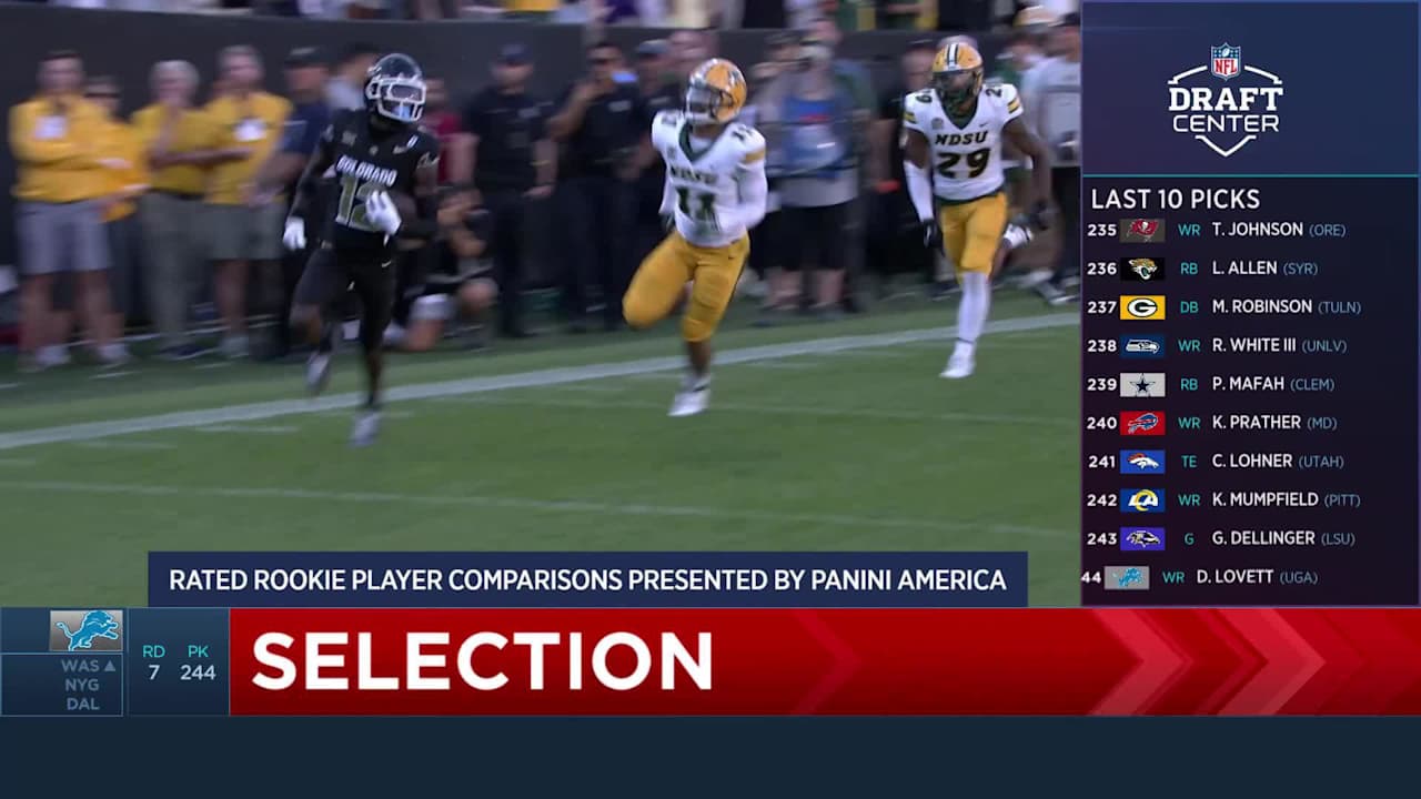 Rated Rookie Player Comparisons presented by Panini America | 'NFL ...