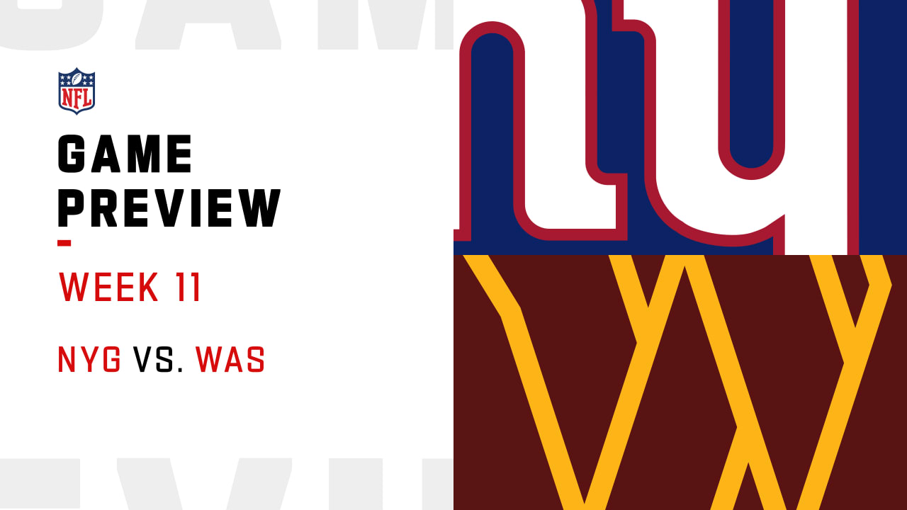 New York Giants vs. Washington Commanders preview | Week 11