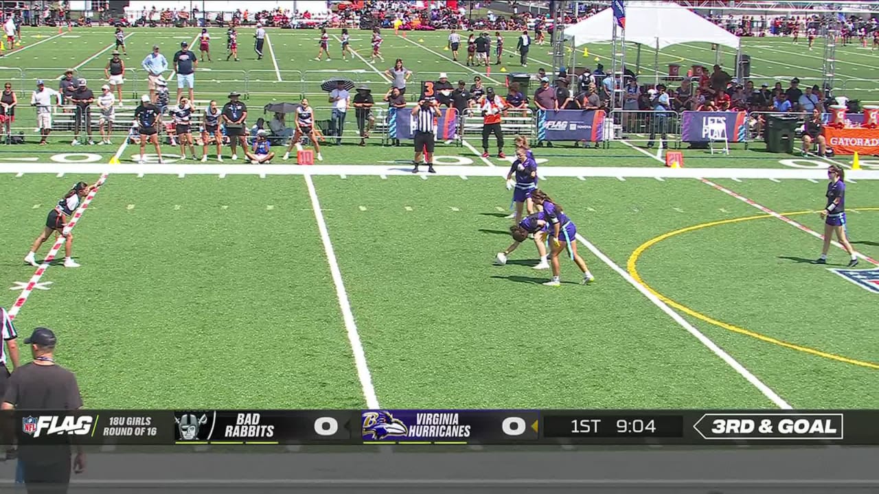 Bad Rabbits vs. Virginia Hurricanes highlights | NFL FLAG Championships