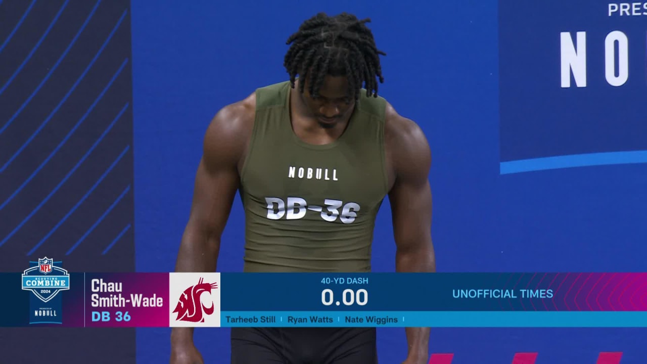 Cornerback Chau Smith-Wade runs official 4.54-second 40-yard dash at ...