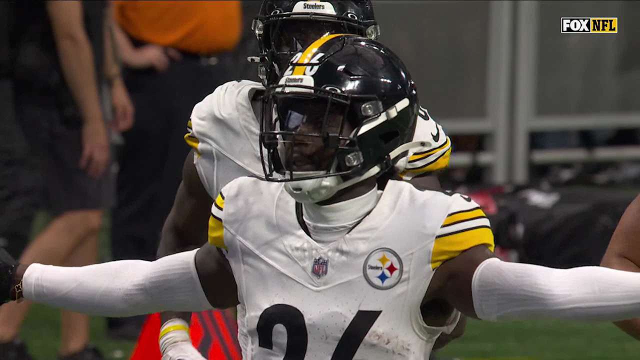 Pittsburgh Steeler cornerback Donte Jackson's first Steelers INT comes ...