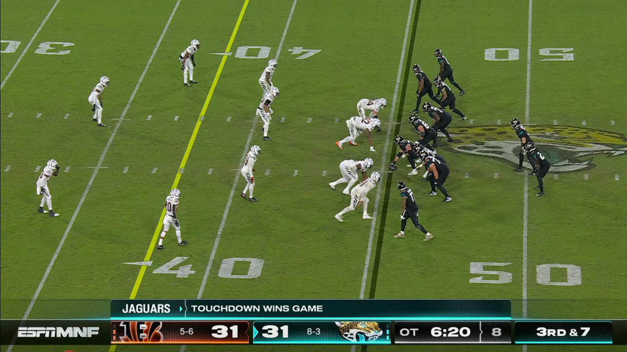 Jacksonville Jaguars quarterback C.J. Beathard's 43-yard launch ...