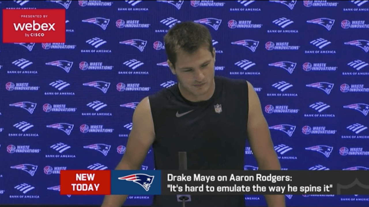 New England Patriots quarterback Drake Maye on Pittsburgh Steelers ...