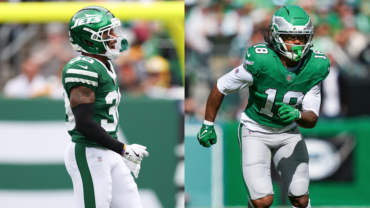 Eagles trading WR John Metchie III to Jets for CB Michael Carter II