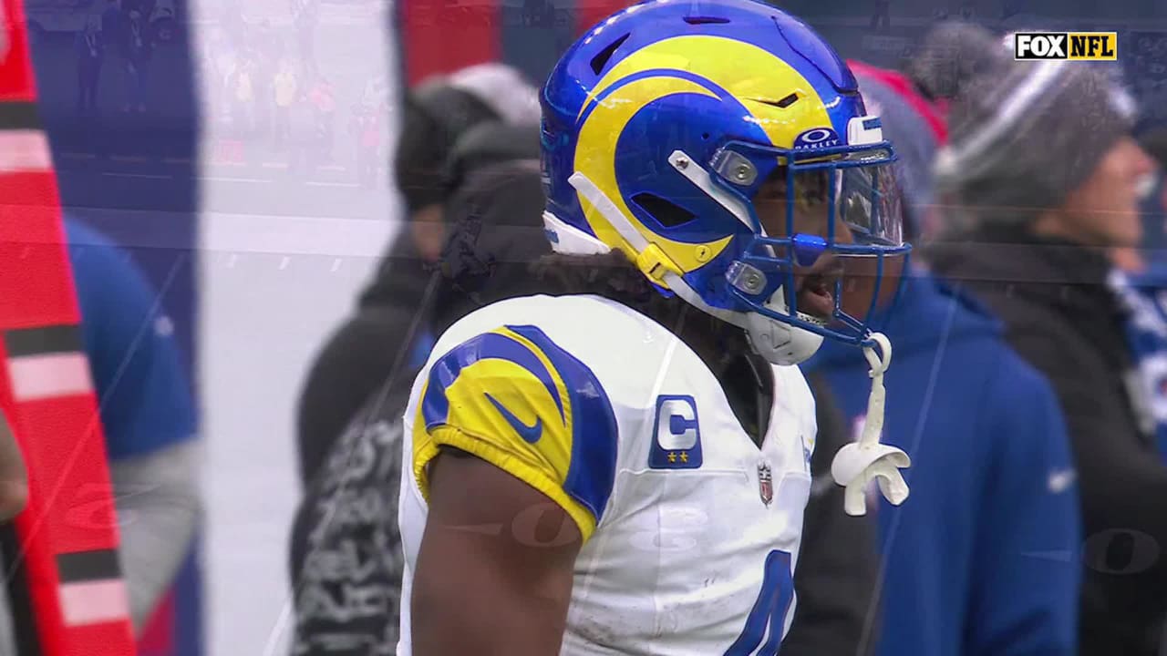Los Angeles Rams safety Jordan Fuller comes down with New York Giants ...