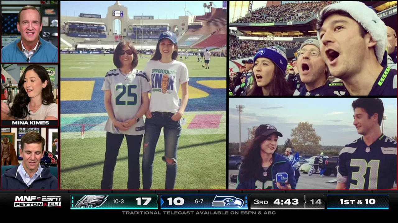 Analyst and reporter Mina Kimes talks about her Seattle Seahawks fandom Analyst and reporter Mina Kimes talks about her Seattle Seahawks fandom