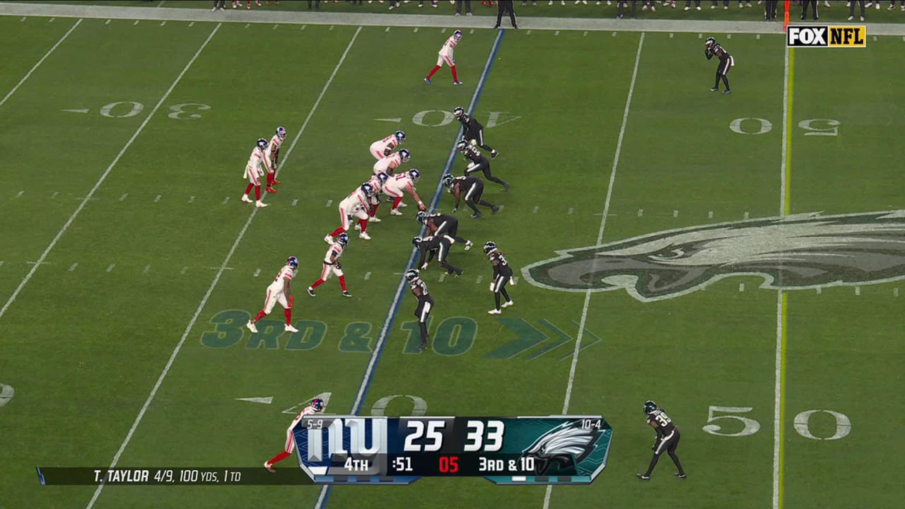 New York Giants tight end Darren Waller's first catch of the game goes ...