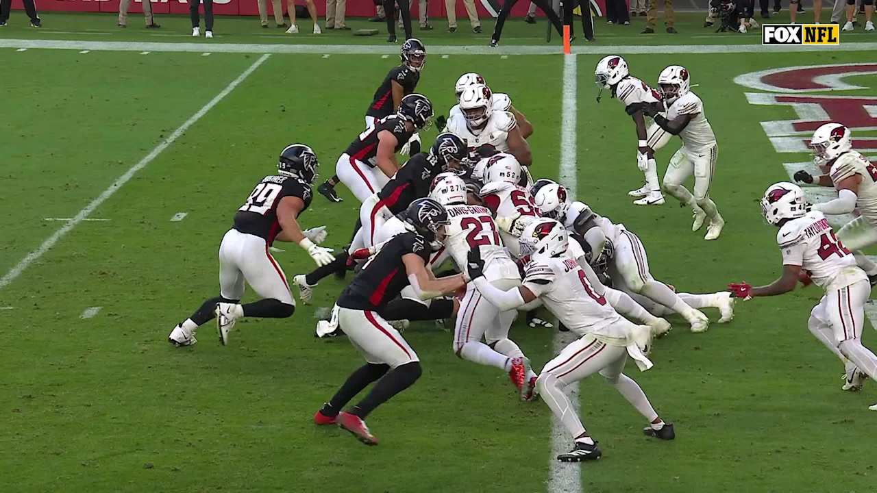 Atlanta Falcons quarterback Kirk Cousins' powers through on QB sneak ...