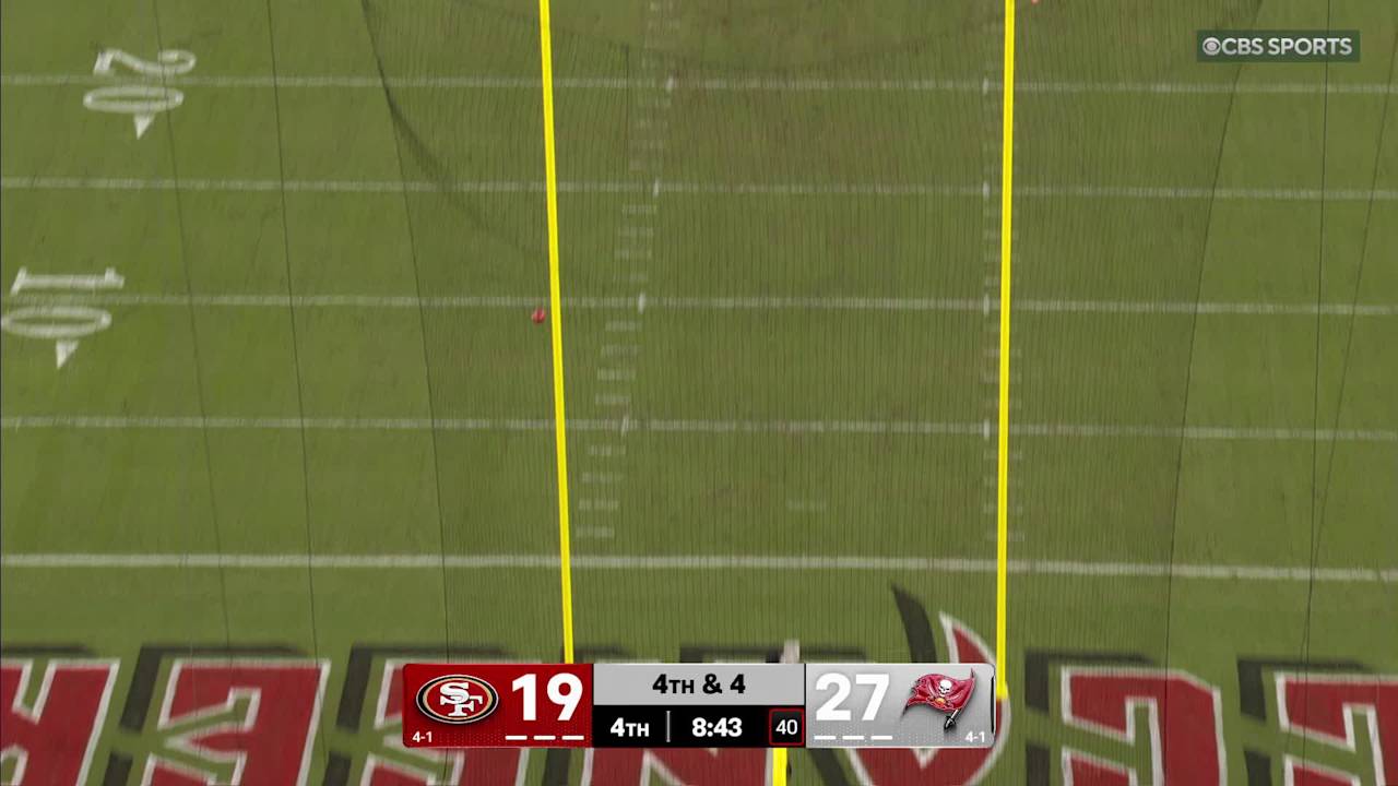 Tampa Bay Buccaneers kicker Chase McLaughlin misses 49-yard field goal ...