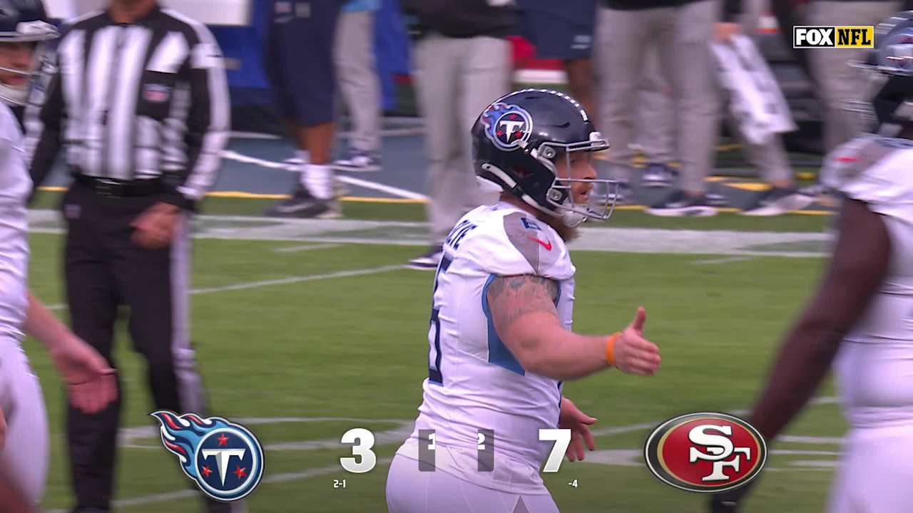 Tennessee Titans kicker Joey Slye puts Titans on scoreboard with 25-yard FG