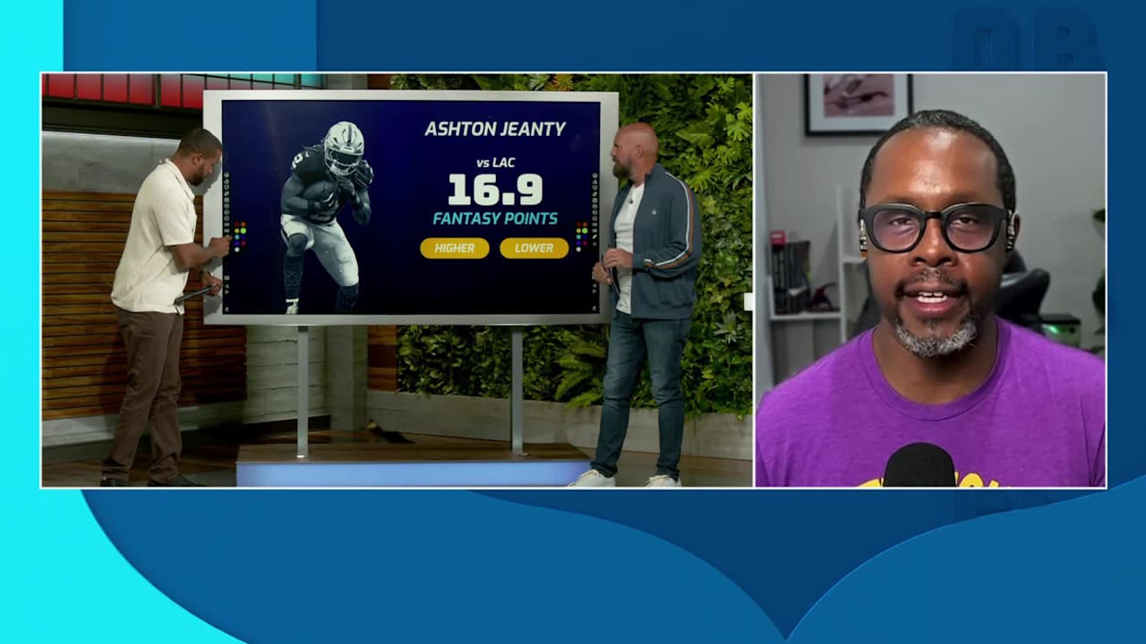 Will Las Vegas Raiders running back Ashton Jeanty score higher or lower ...