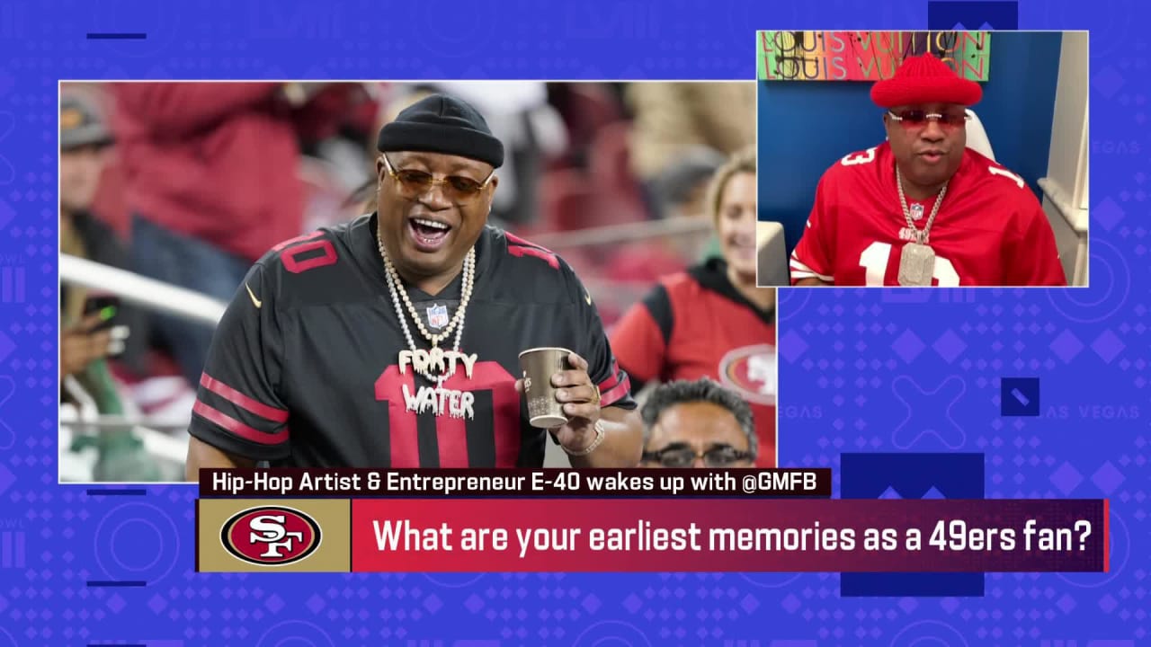 Hip-Hop Artist E-40 on his earliest memory as a San Francisco 49ers fan ...