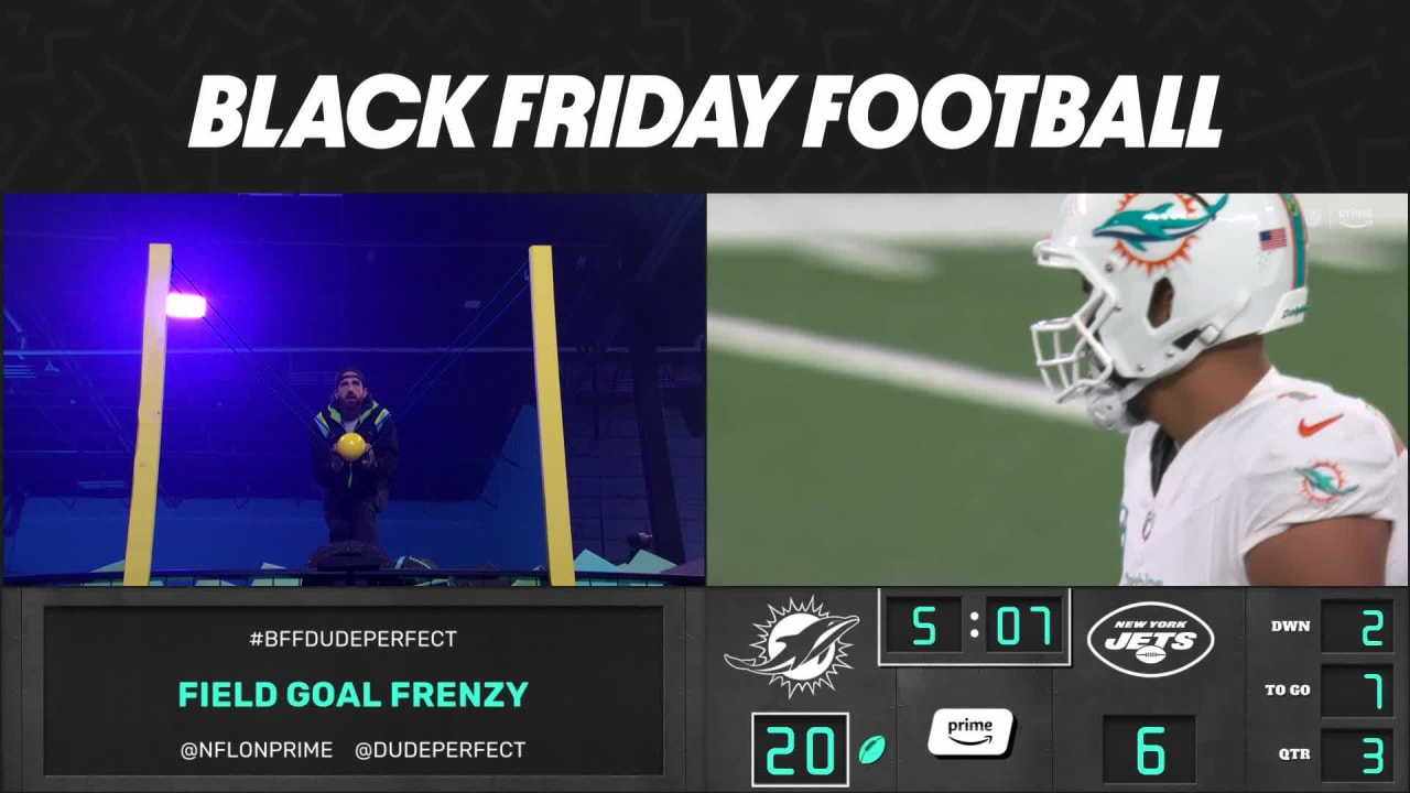 Dude Perfect entertainer Tyler Toney plays field goal frenzy | 'Black ...