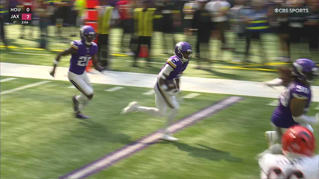 Can't-Miss Play: 87-yard TD! Minnesota Vikings safety Isaiah Rodgers ...