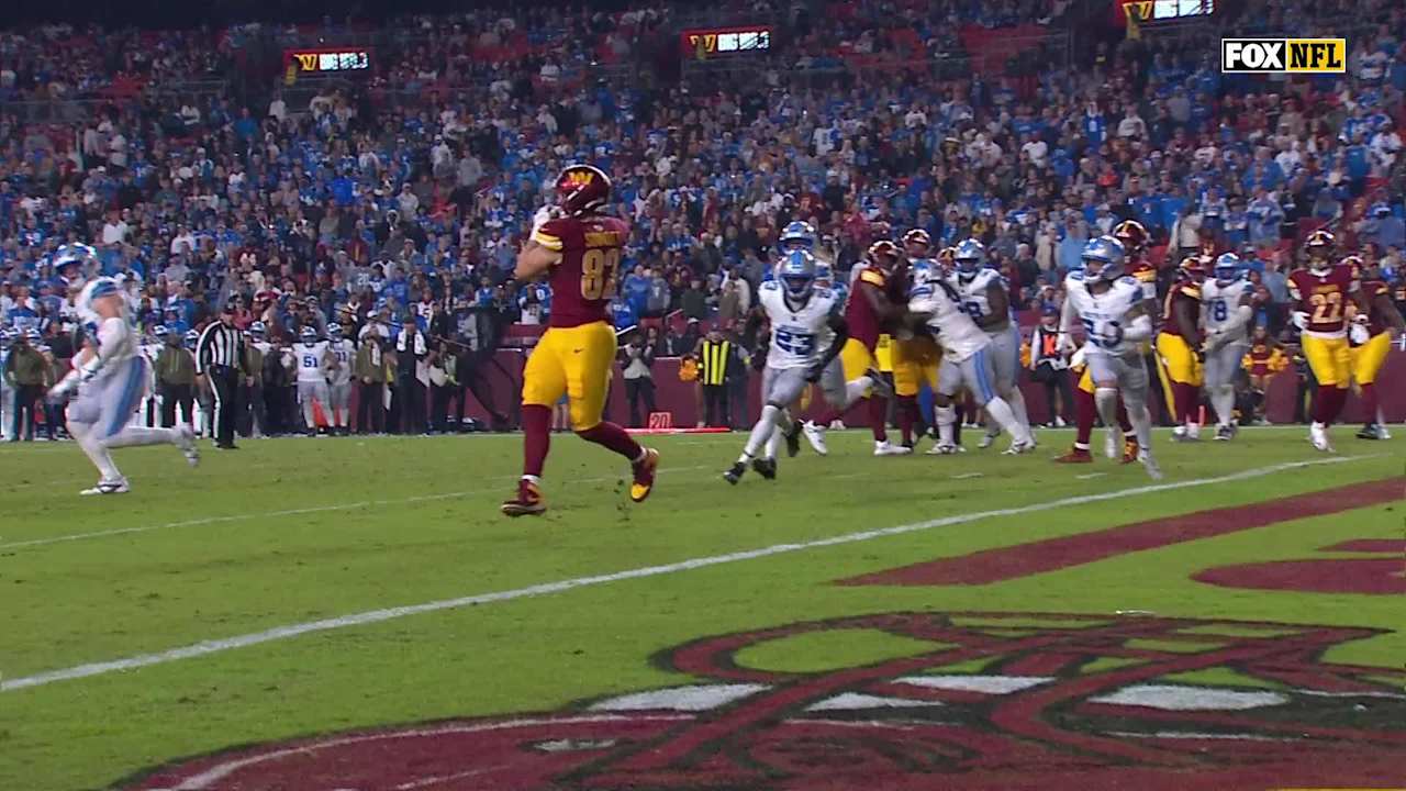 Great play design leads to Washington Commanders tight end Ben Sinnott ...