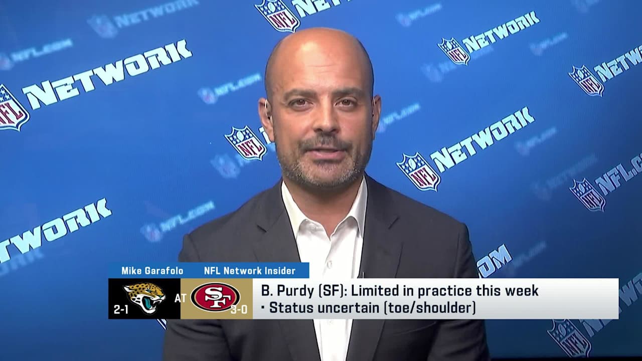 NFL media insider Mike Garafolo: San Francisco 49ers quarterback Brock Purdy is 'first one up ...
