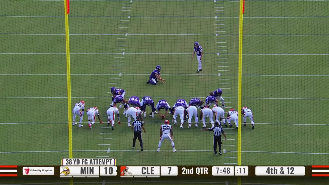 Minnesota Vikings kicker Will Reichard's 41-yard field goal extends ...