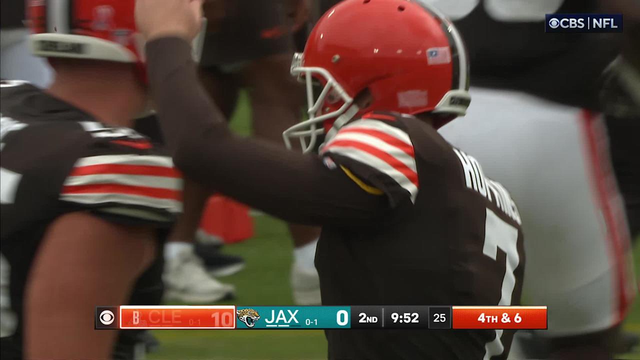 Cleveland Browns kicker Dustin Hopkins sends through 53-yard FG vs ...