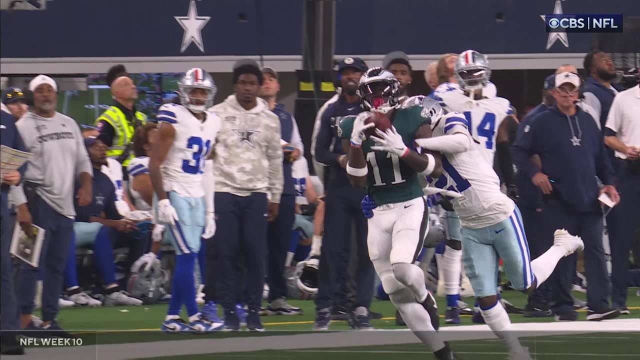 Philadelphia Eagles quarterback Jalen Hurts uncorks 44-yard deep pass ...