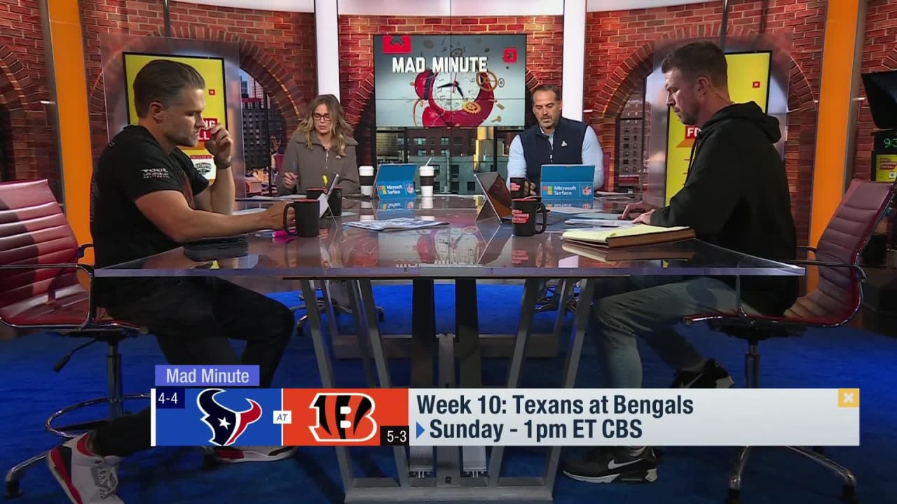The 'Mad Minute' on Houston Texans-Cincinnati Bengals in Week 10 | 'GMFB'