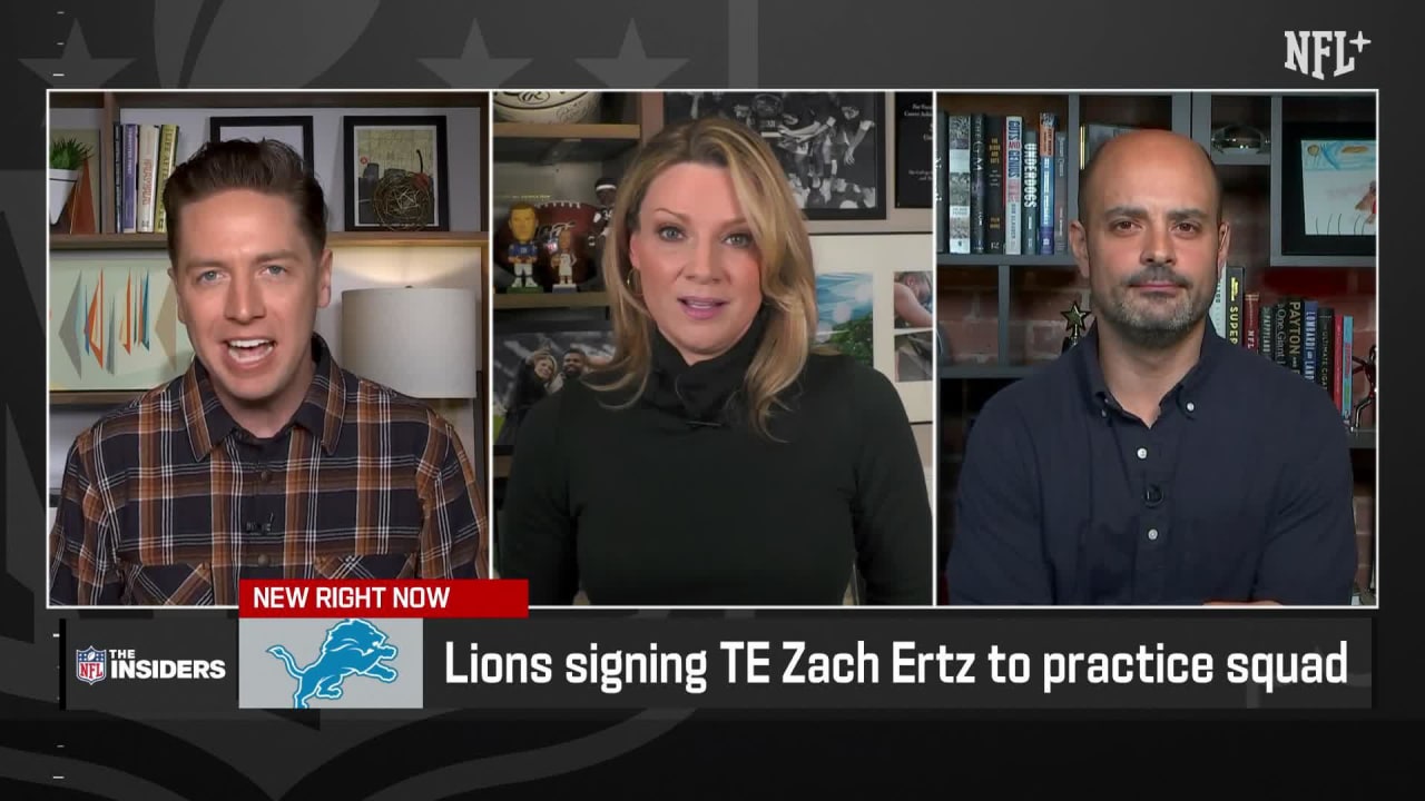 NFL Network's Tom Pelissero: Detroit Lions signing three-time Pro Bowl TE Zach Ertz to practice ...