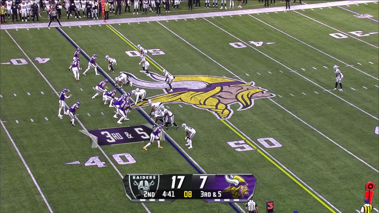 Minnesota Vikings rookie quarterback J.J. McCarthy somehow spins out of ...