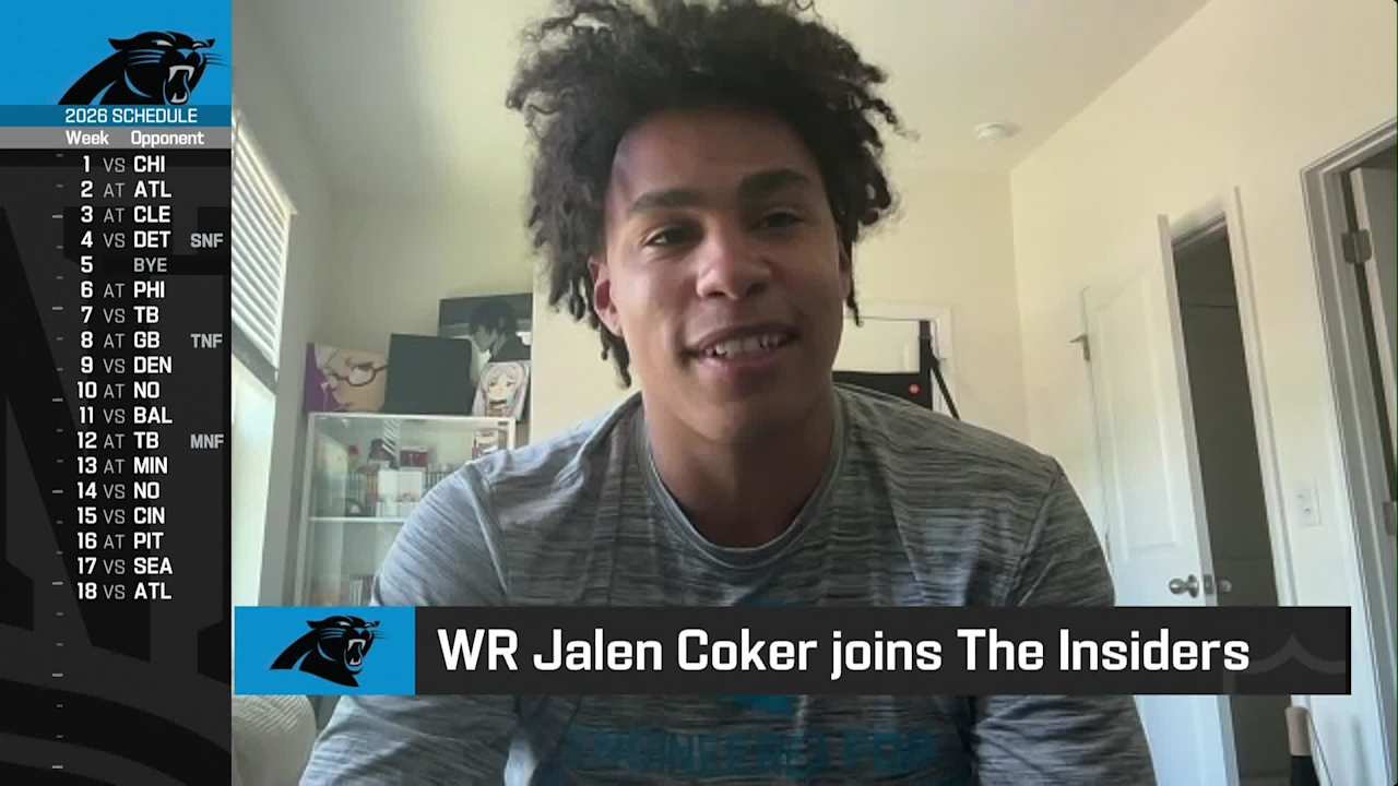 Carolina Panthers wide receiver Jalen Coker reflects on his unlikely ...