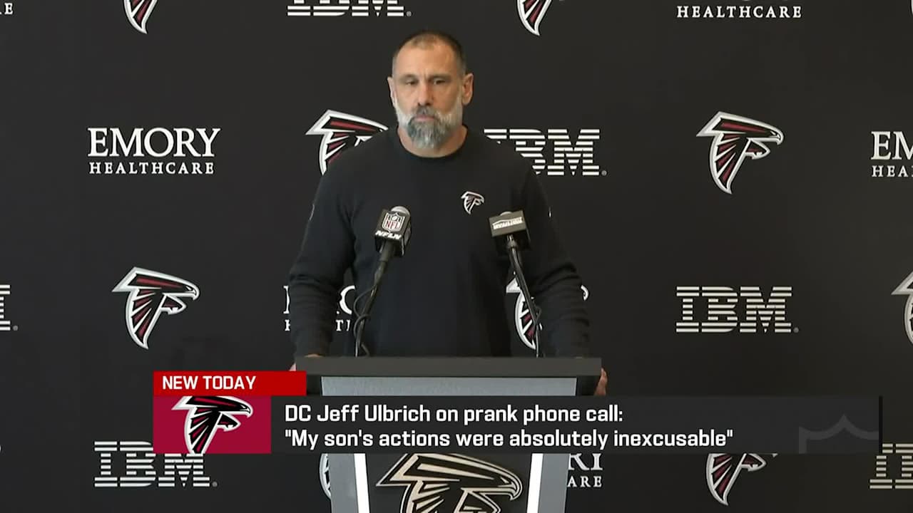 Atlanta Falcons defensive coordinator Jeff Ulbrich on prank phone call ...