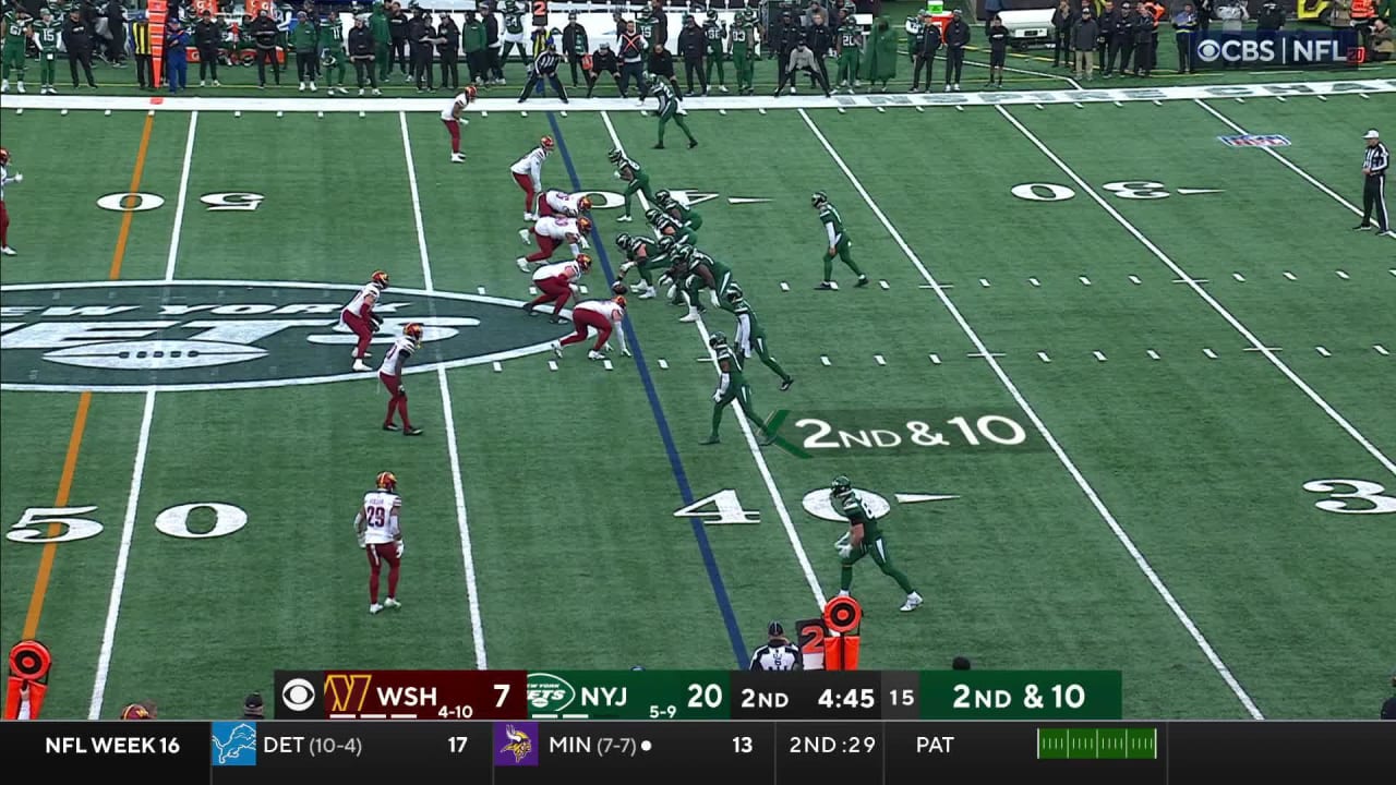 New York Jets wide receiver Garrett Wilson elusiveness is 100 on 15 ...