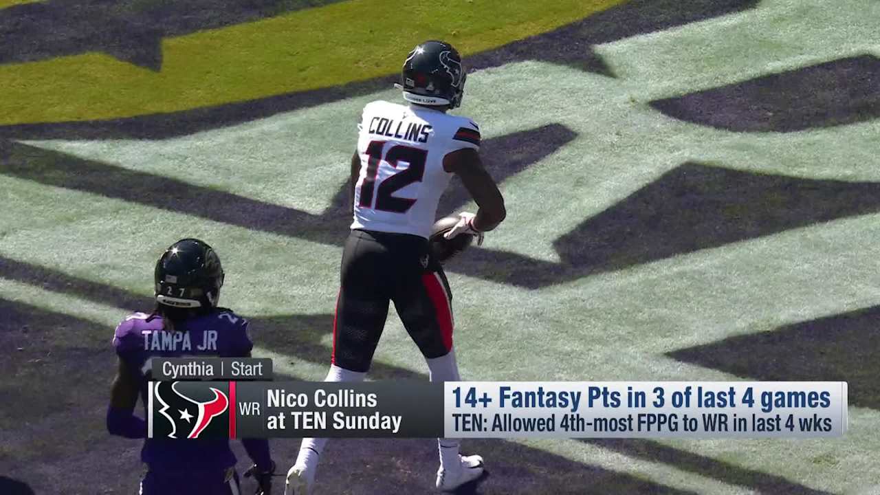 Houston Texans vs. Tennessee Titans fantasy preview | 'NFL Fantasy Live'