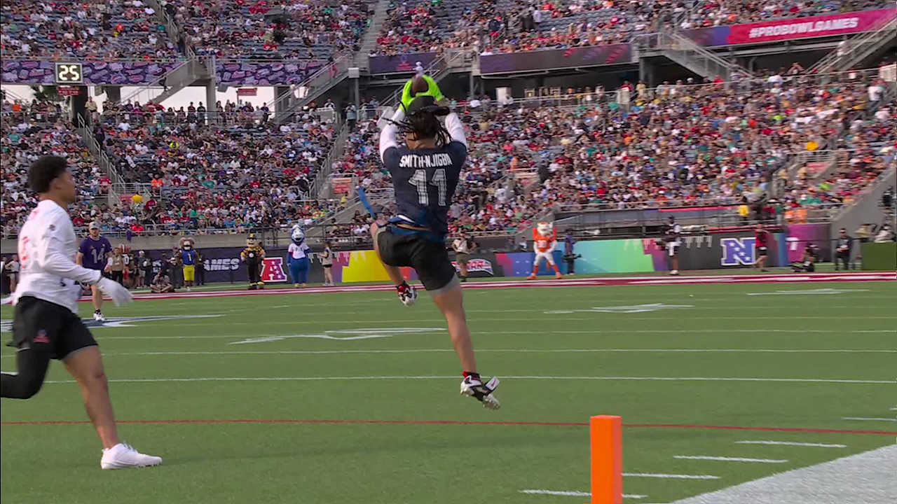 Seattle Seahawks wide receiver Jaxon Smith-Njigba's toe-tap catch sets ...
