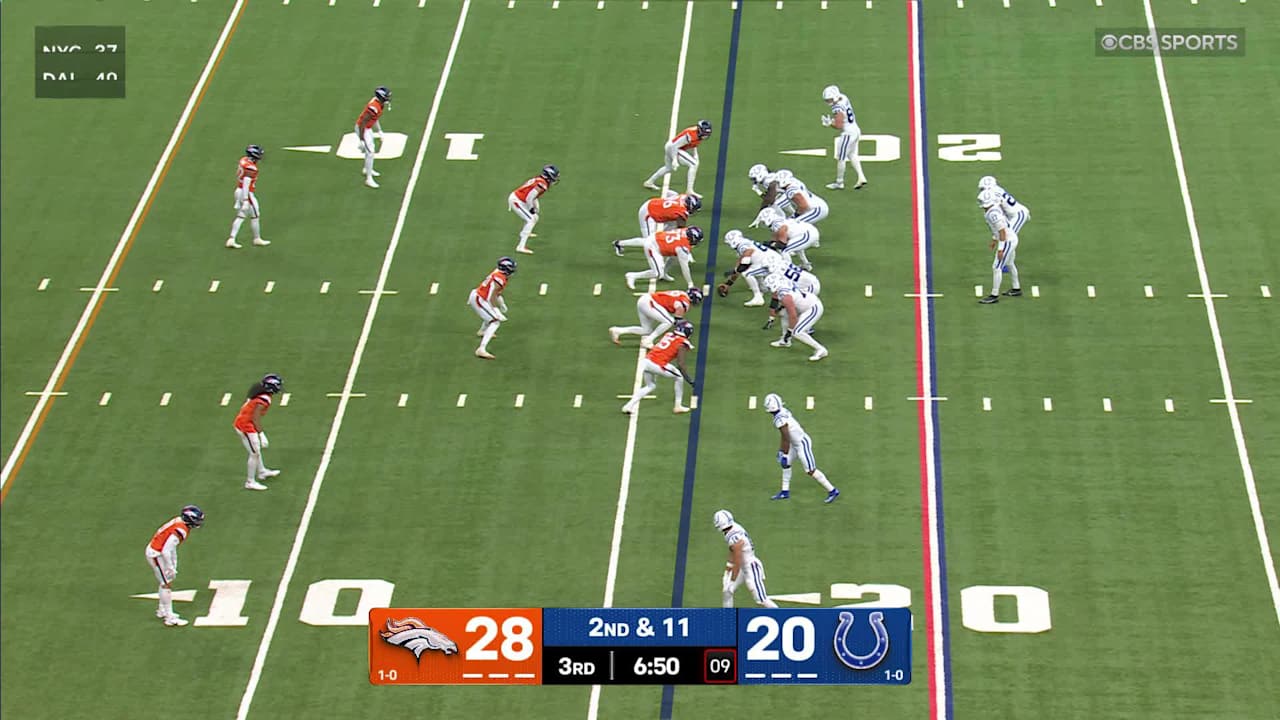 Denver Broncos' linebacker Justin Strnad notches Broncos' first sack of ...