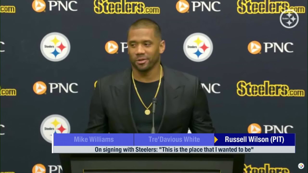 Quarterback Russell Wilson on signing with Pittsburgh Steelers: 'This ...