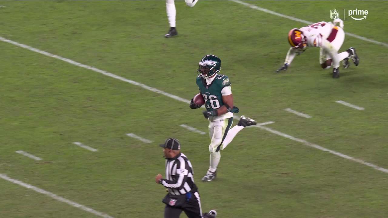 Best plays from Philadelphia Eagles running back Saquon Barkley's 198 ...