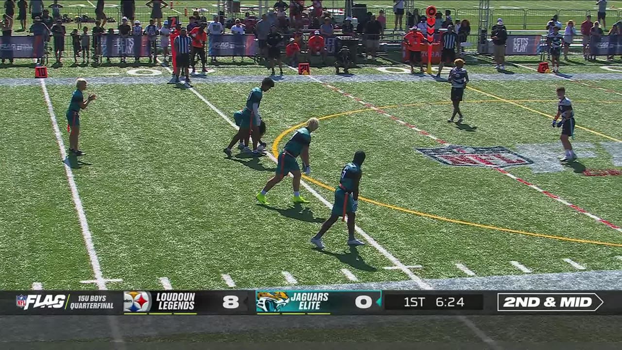 Jaguars Elite wide receiver Mike Conner evades multiple defenders to ...