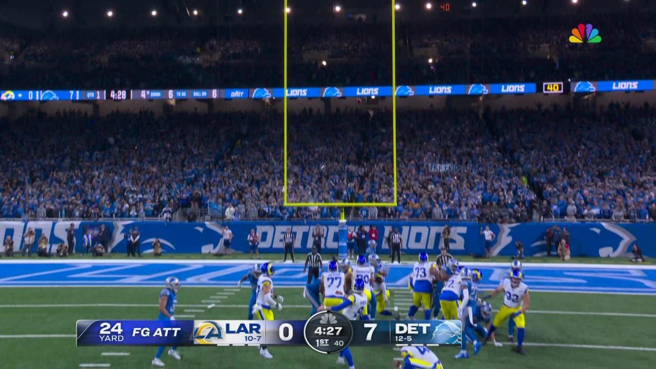 Los Angeles Rams kicker Brett Maher's 24-yard field goal on opening ...