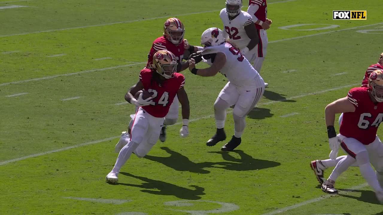 San Francisco 49ers running back Jordan Mason enters high gear on 34 ...