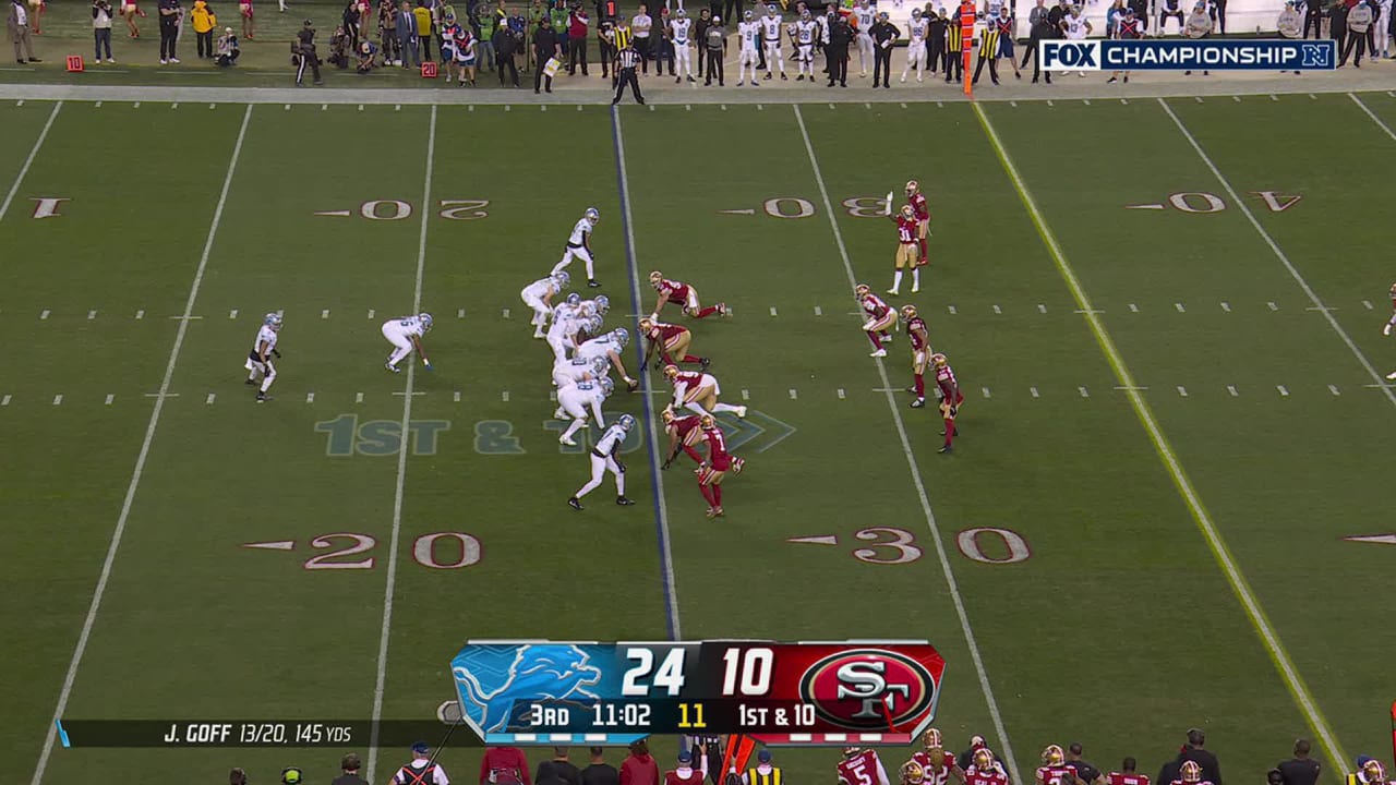 Detroit Lions tight end Sam LaPorta's first catch of second half goes ...