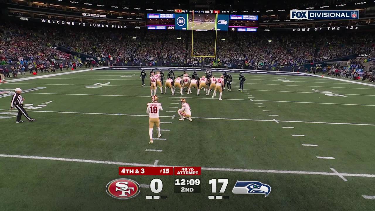 49ers get on the board with a 40-yard FG vs. Seahawks | 49ers Webzone