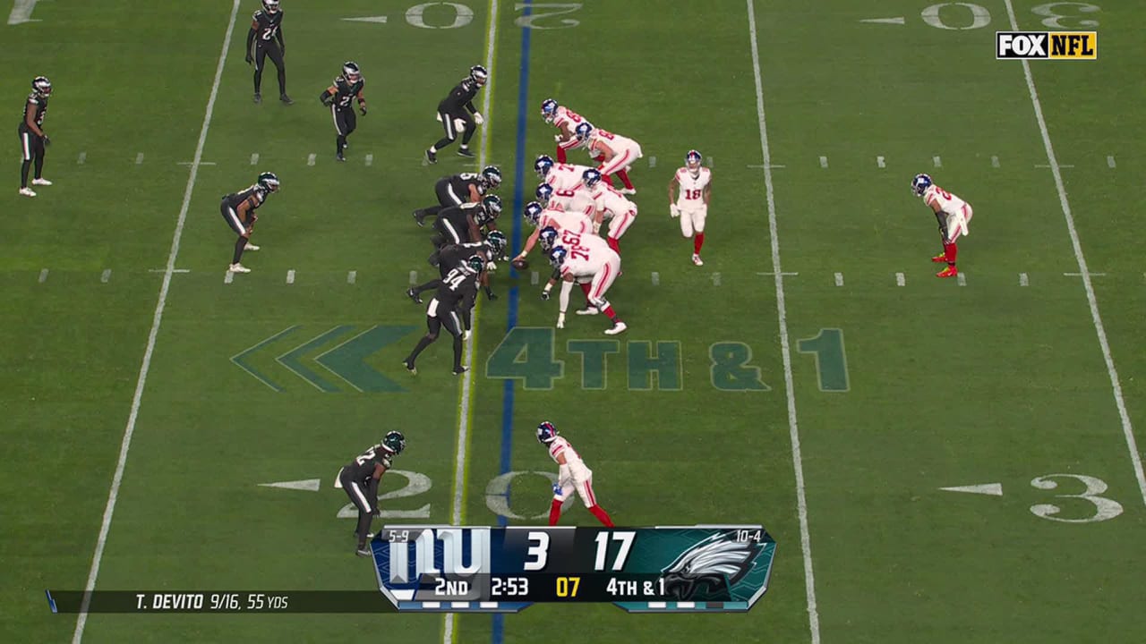 Philadelphia Eagles linebacker Haason Reddick blows up Giants' fourth ...