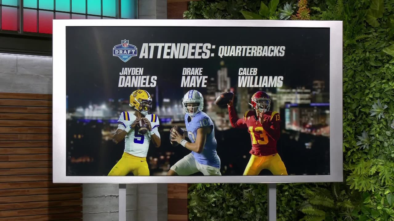 List of quarterback attendees revealed for 2024 NFL Draft green room in ...